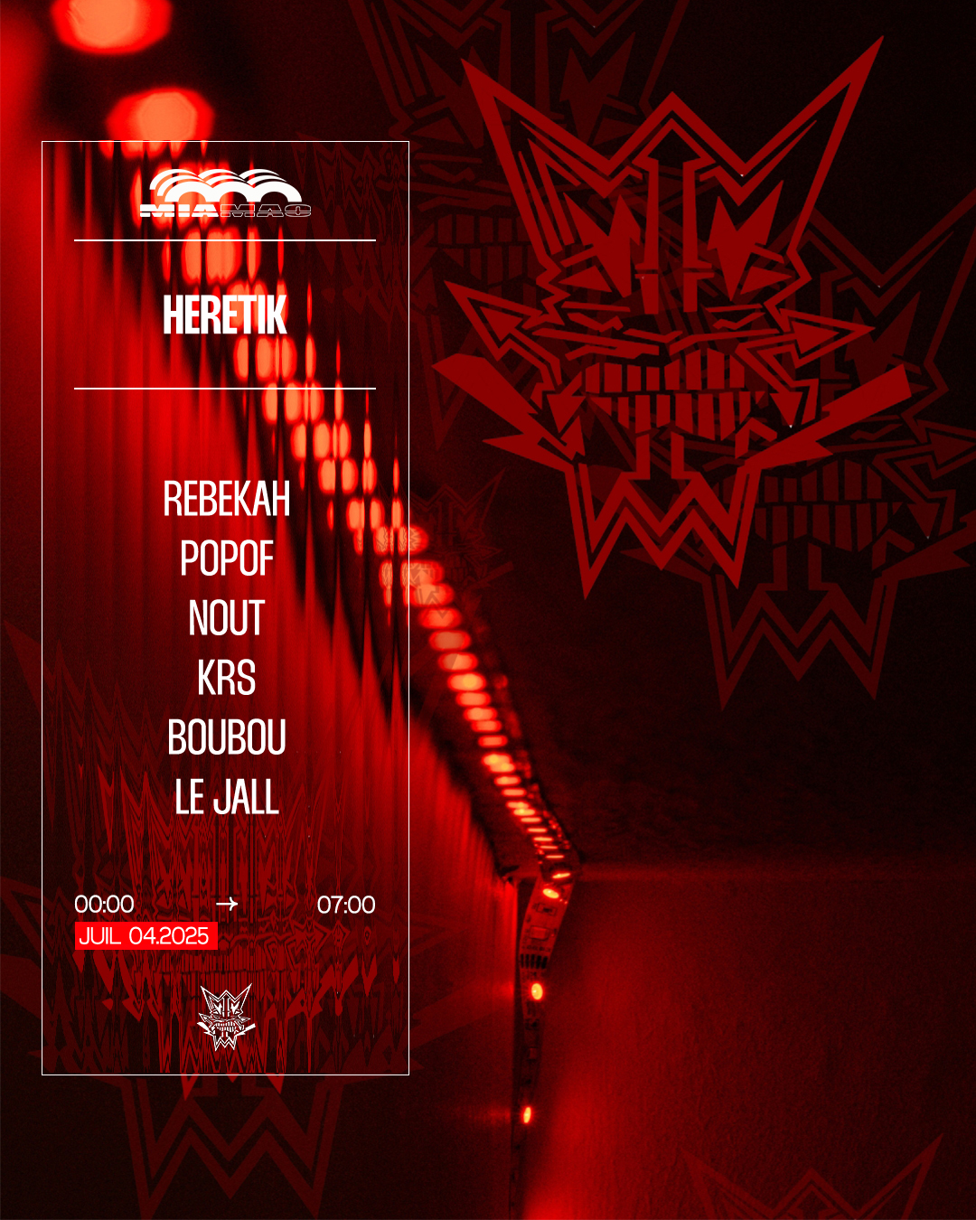 Heretik System X Rebekah - 16h Of Chaos - Live from Mia Mao